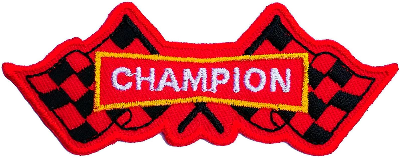 Amazon.com: TEBWPIY 11 Pcs Race Team Patches - Motor Patches, Checkered ...