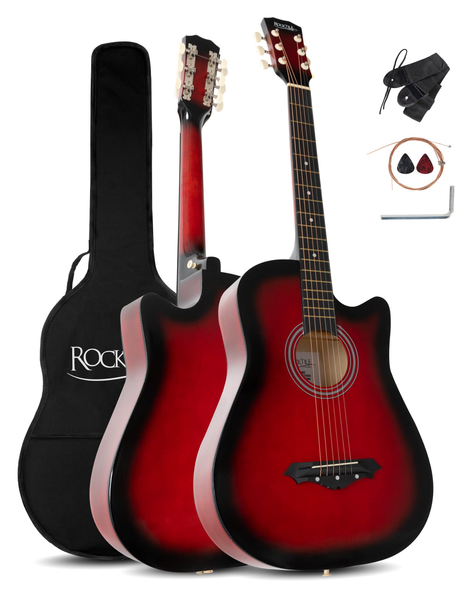 Red Acoustic Guitars Ovation Standard Elite 2758ax 12 String