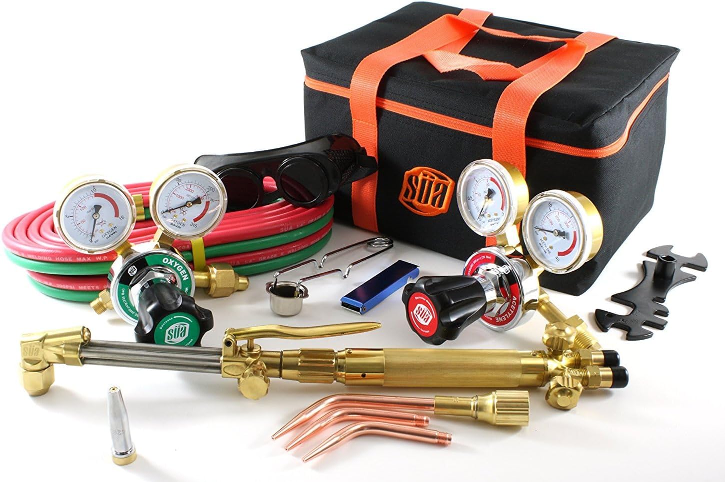 Portable Oxygen Tank Oxy Acetylene Torch Kit, 30V Portable Acetylene ...