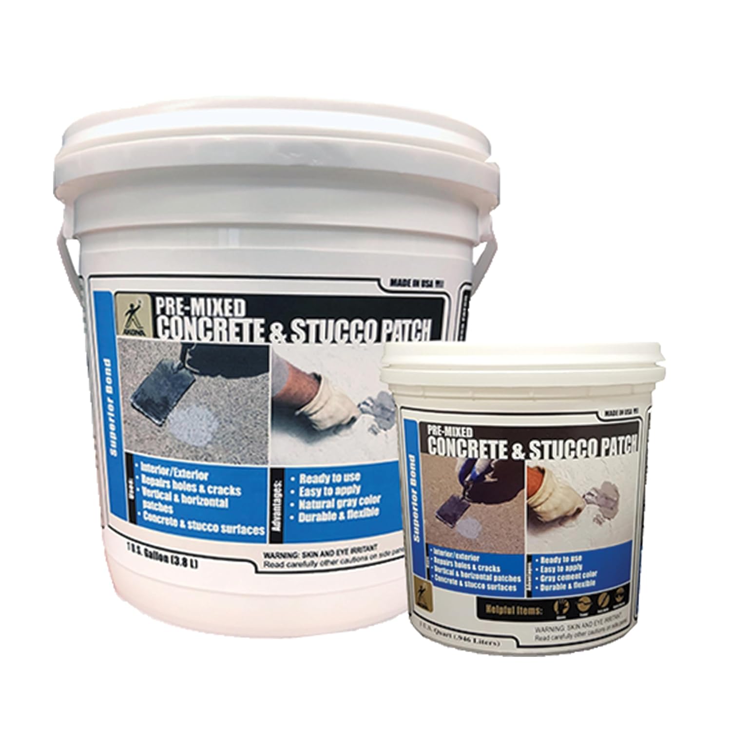 Akona Pre-Mixed Concrete & Stucco Patch - Patching Material for ...