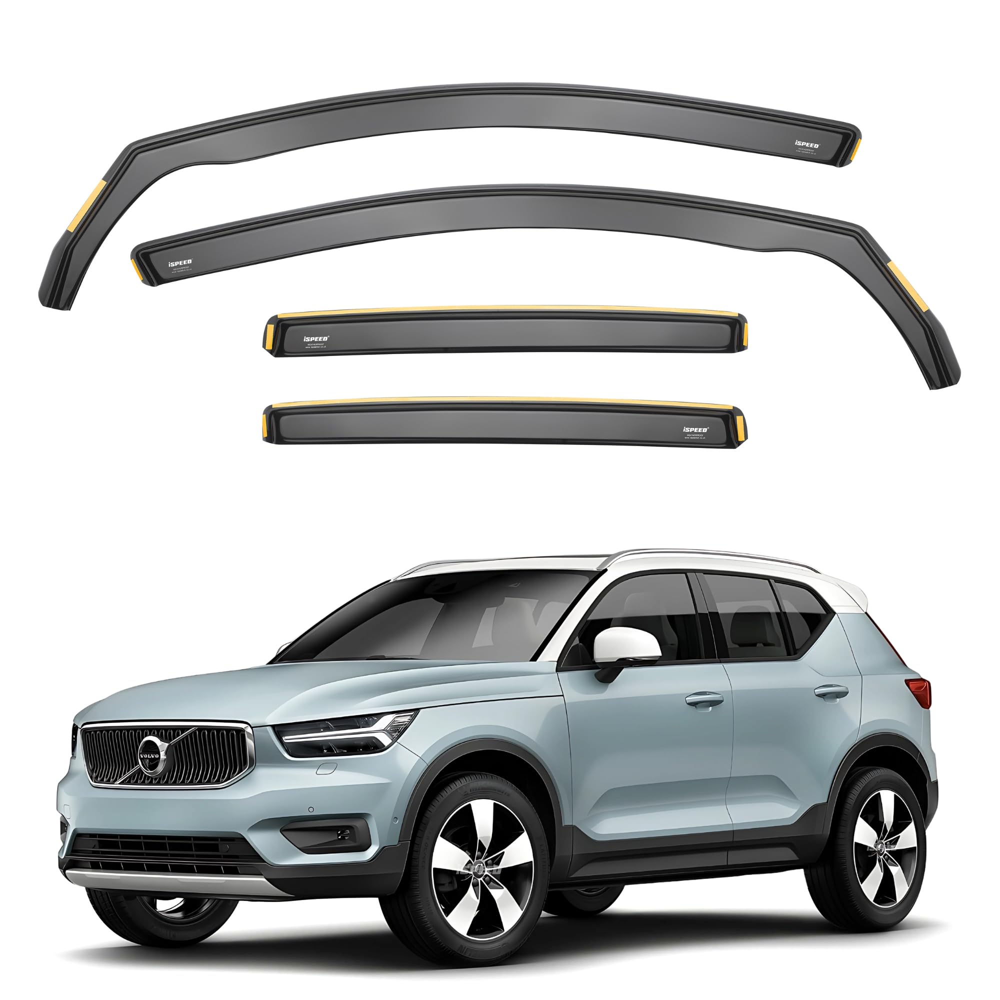 Ispeed Wind Deflectors For Volvo Xc40 2017 2025 5 Door | Desertcart INDIA