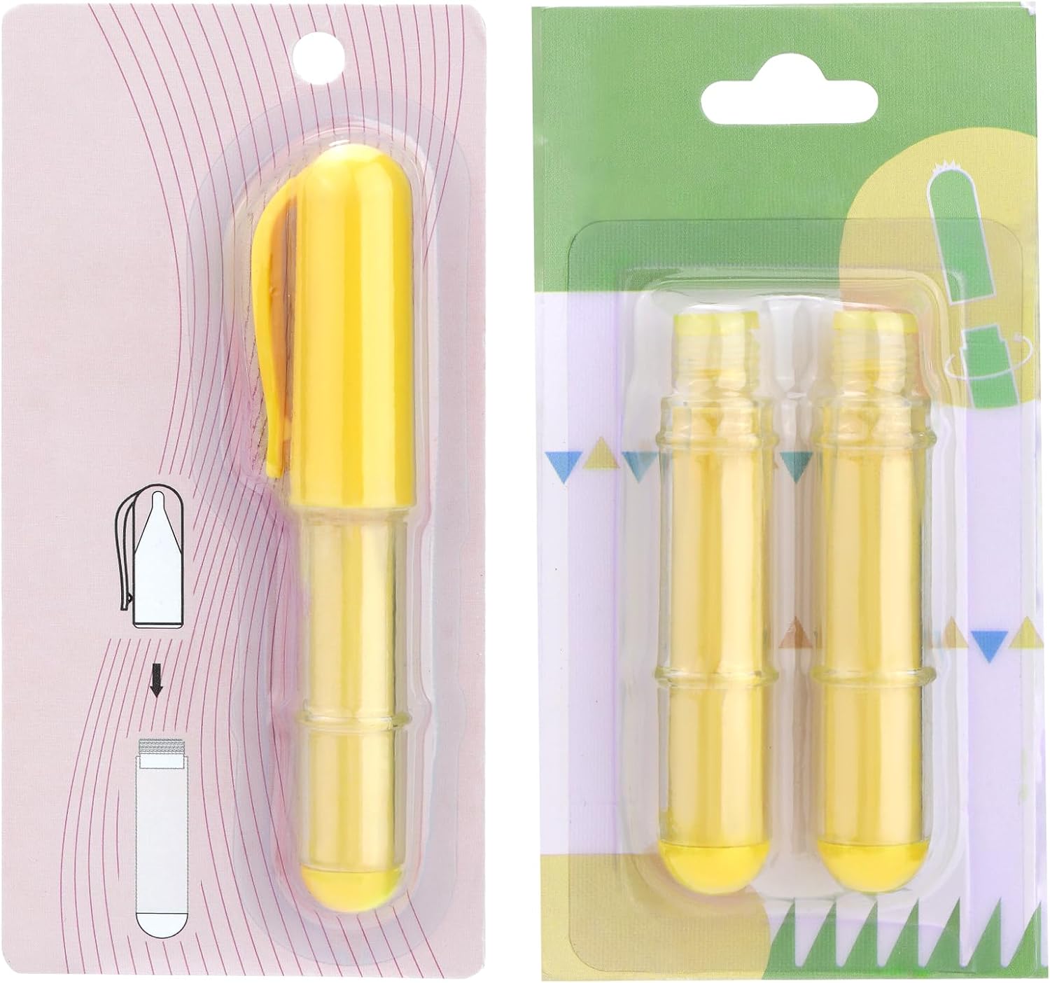 Amazon.com: Fabric Chalk Markers, 2 Pack Refillable Chalk Pencils for ...