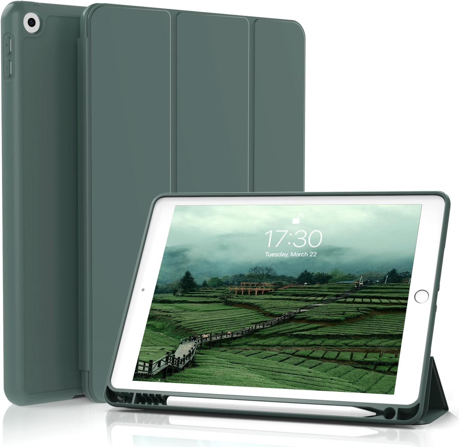 Amazon.com: Kenke iPad Air 3rd Generation Case with Pencil Holder 10.5 ...