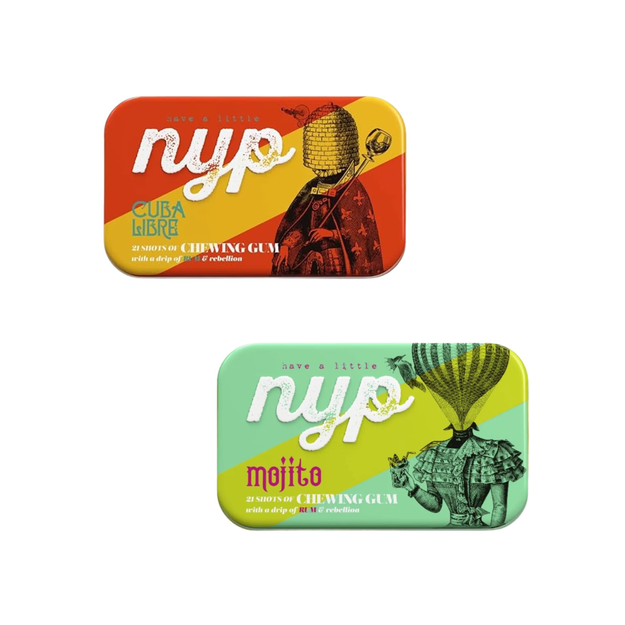 Amazon.com : NYP Sugar Free Cuba Libre Mojito Lime Chewing Gum ...