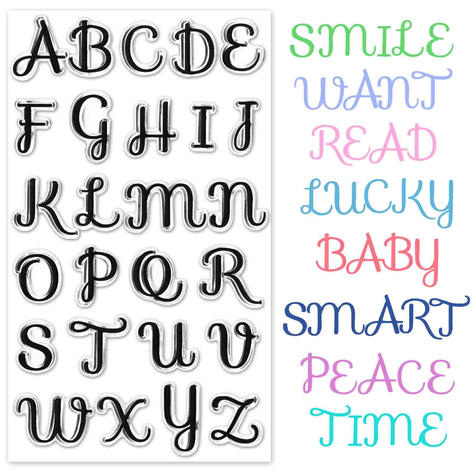 Lettering Fonts Alphabet