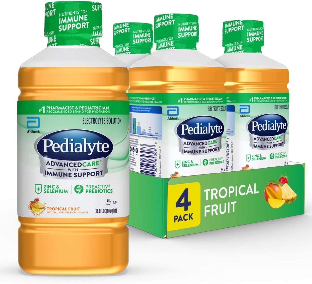 Amazon.com : Pedialyte Sport Electrolyte Drink, Fast Hydration with 5 ...