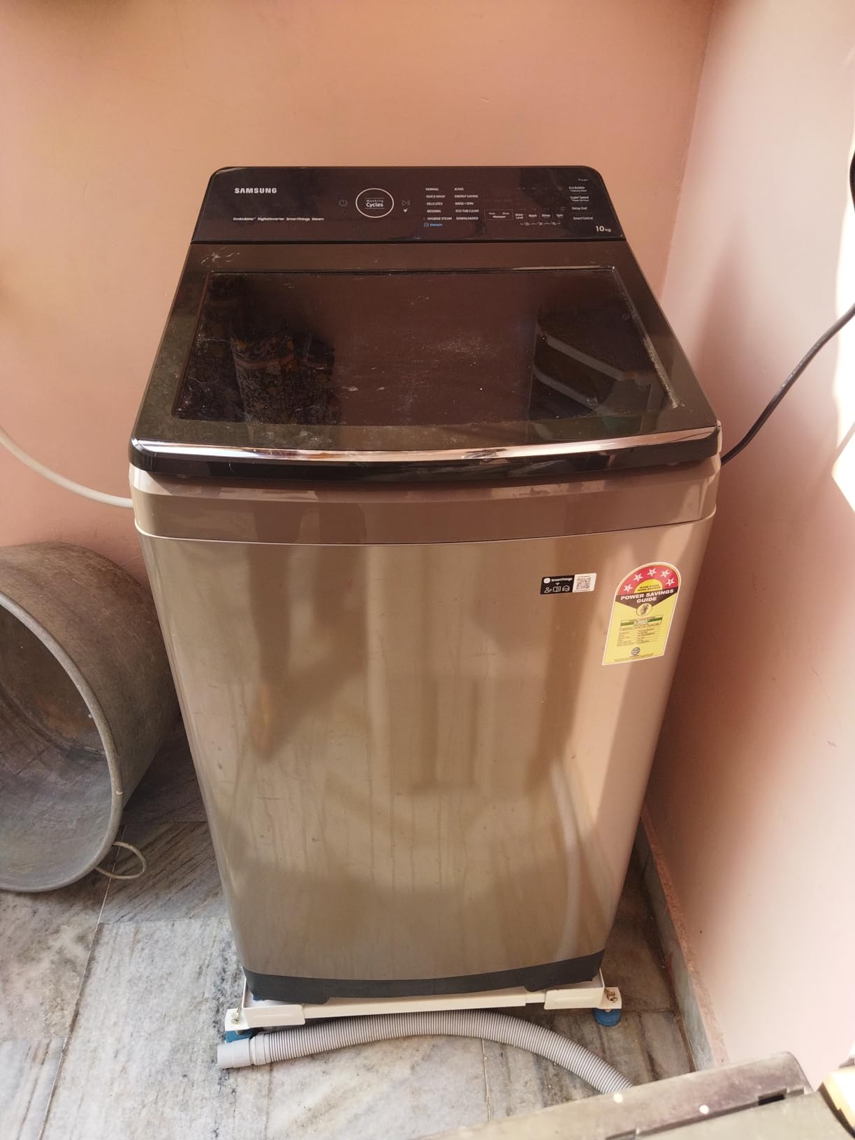 Samsung 10 Kg '5 star Ecobubble™ Wi-Fi Inverter Fully Automatic Top ...