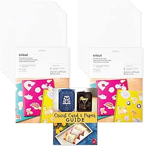 Amazon.com: Cricut Printable Sticker Paper in White Bundle - DIY ...
