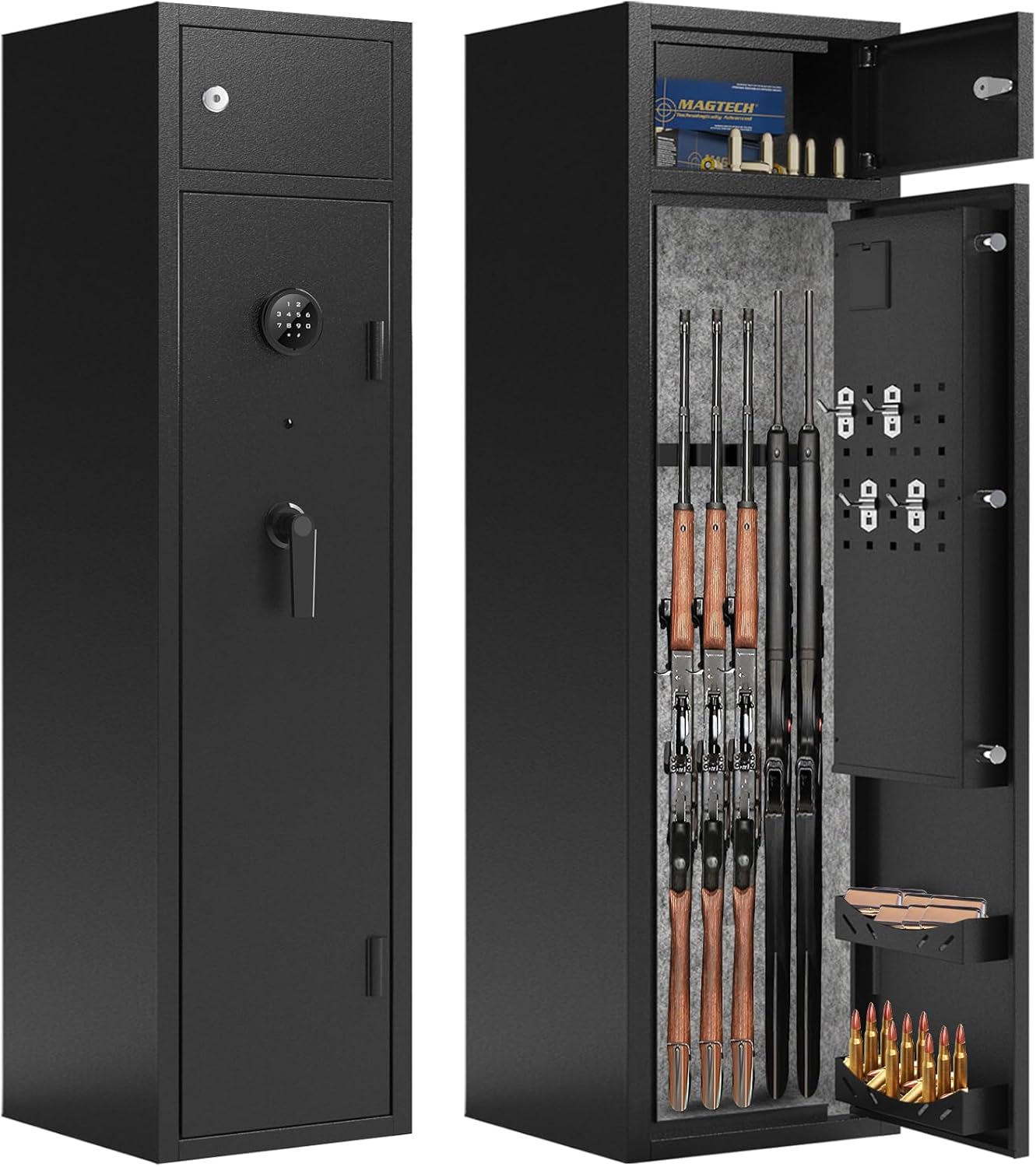 Amazon.com: Karini 5 Gun Safe Large Capacity Gun Safes for Rifles and ...