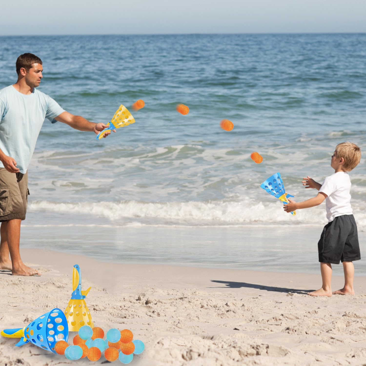 Snapklik.com : Pop-Pass-Catch Ball Game Outdoor Toys For Kids Games ...