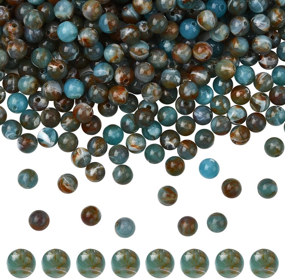 Amazon.com: SUNNYCLUE 300Pcs Imitation Gemstone Beads Dark Turquoise ...