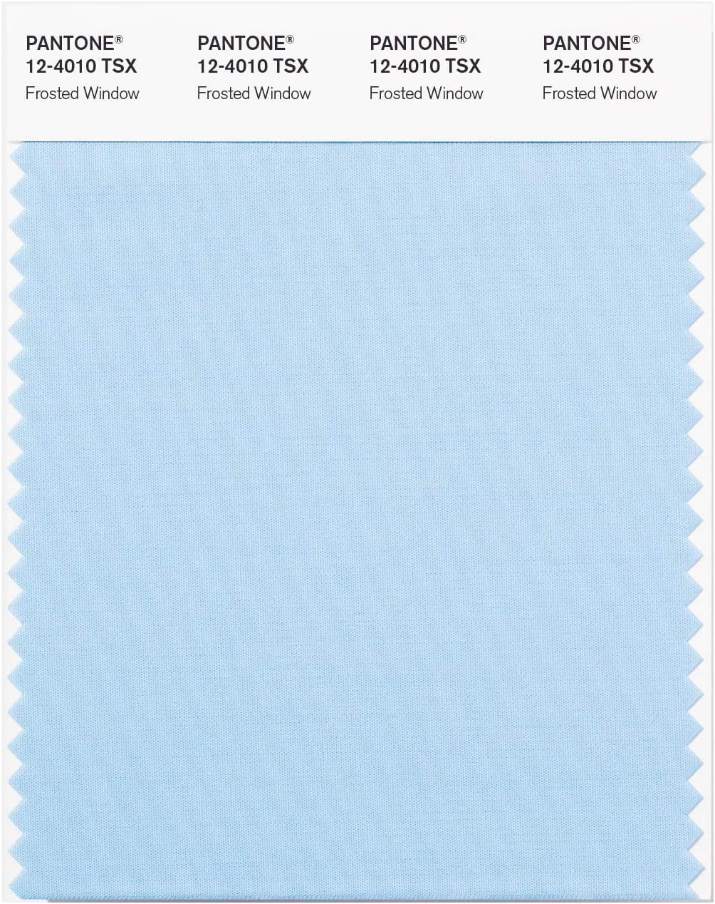 Polyester Standards Swatch Card - Frosted Window (12-4010 TSX) - Amazon.com