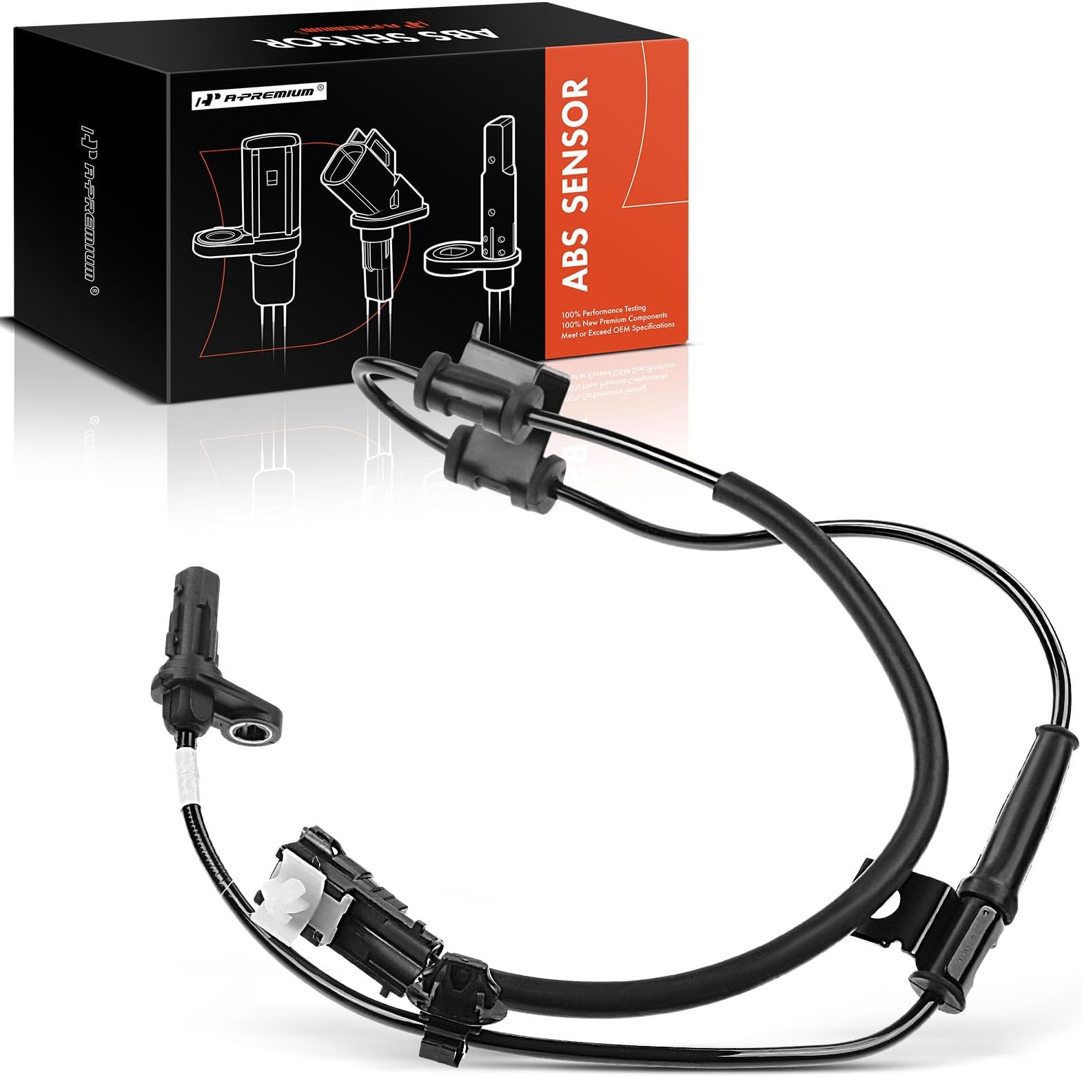 Amazon.com: uxcell Front Left ABS Sensor Wheel Speed Sensor No ...