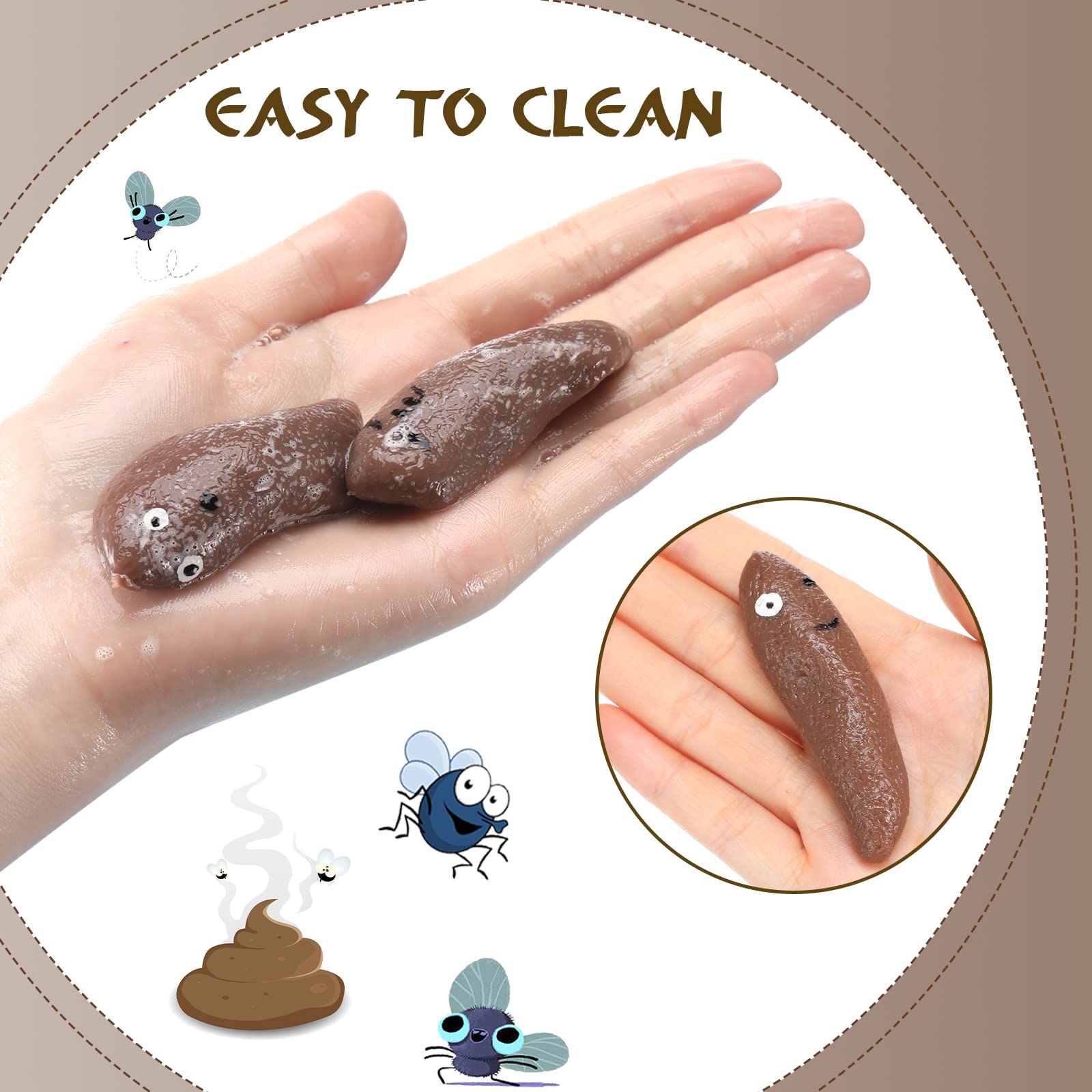 Snapklik.com : 24 Pieces Funny Stretchy Poop Finger Slingshot Toys Poop ...