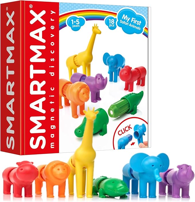 Amazon.com: SmartMax My First Safari Animals STEM Magnetic Discovery ...