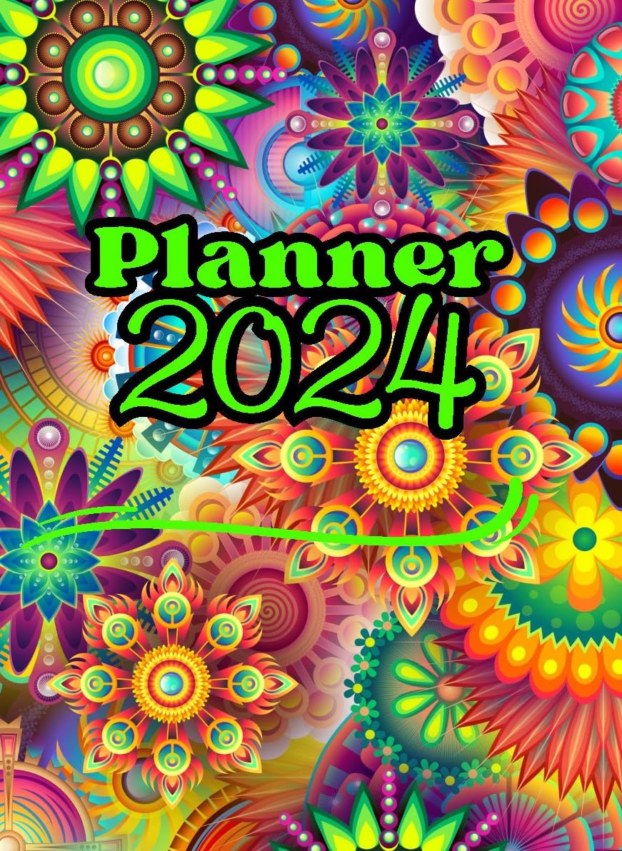 Mandala Agenda 2024 with motivational phrases: The perfect planner to ...