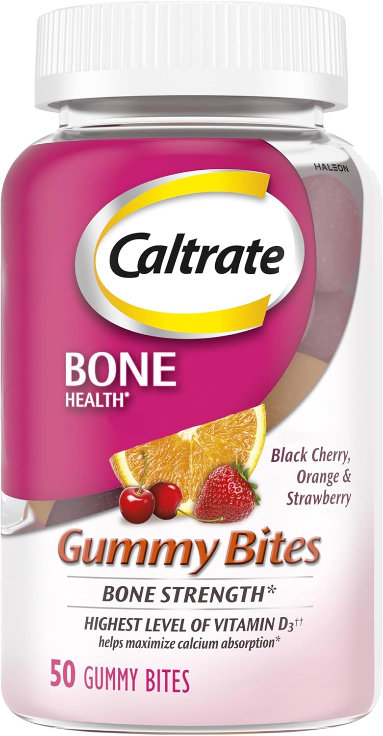 Amazon.com: Caltrate Gummy Bites 500 mg Calcium and Vitamin D ...