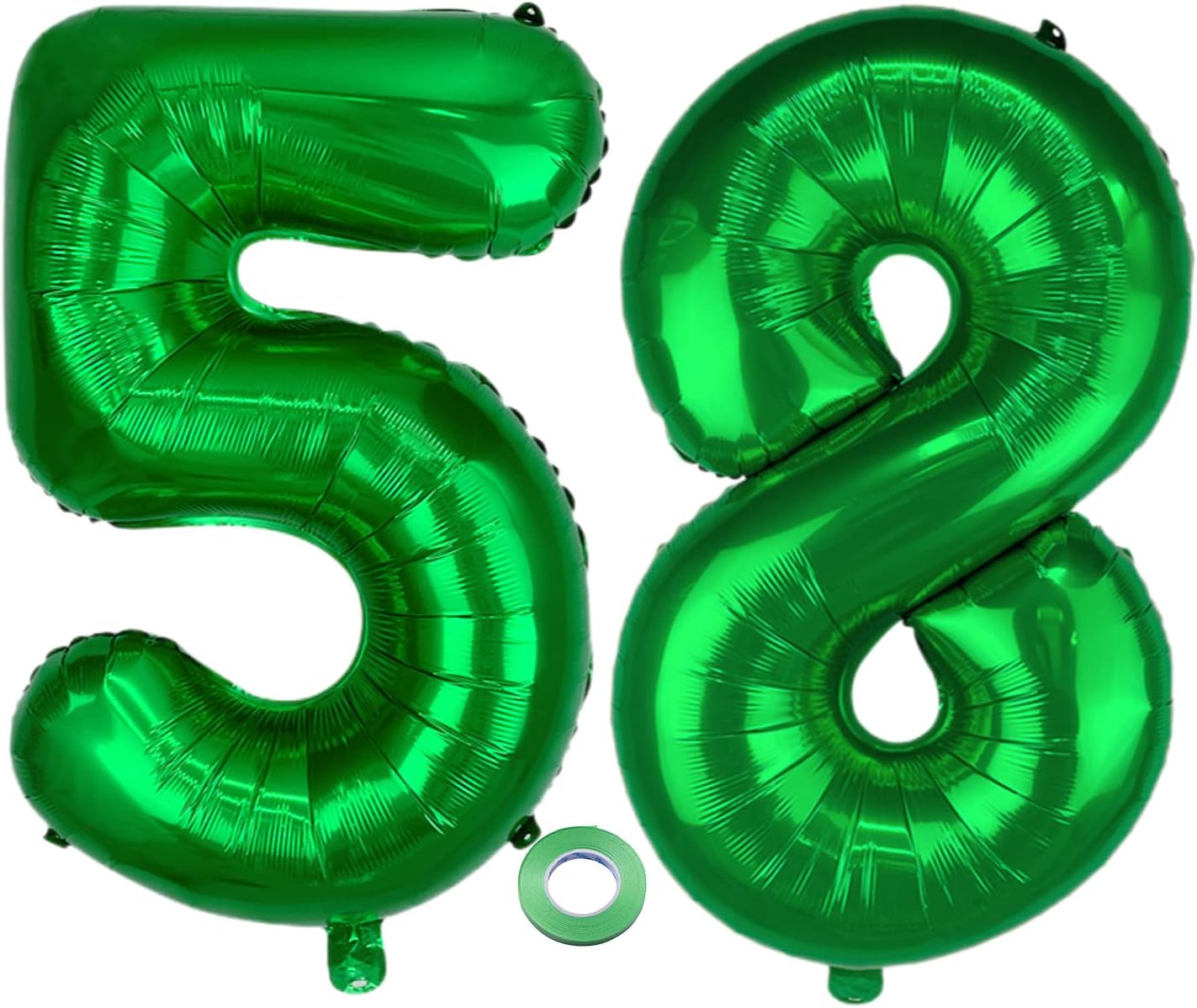 Amazon.com: Shikuer Number 58 Balloons 32 Inch Digital Balloon Alphabet ...