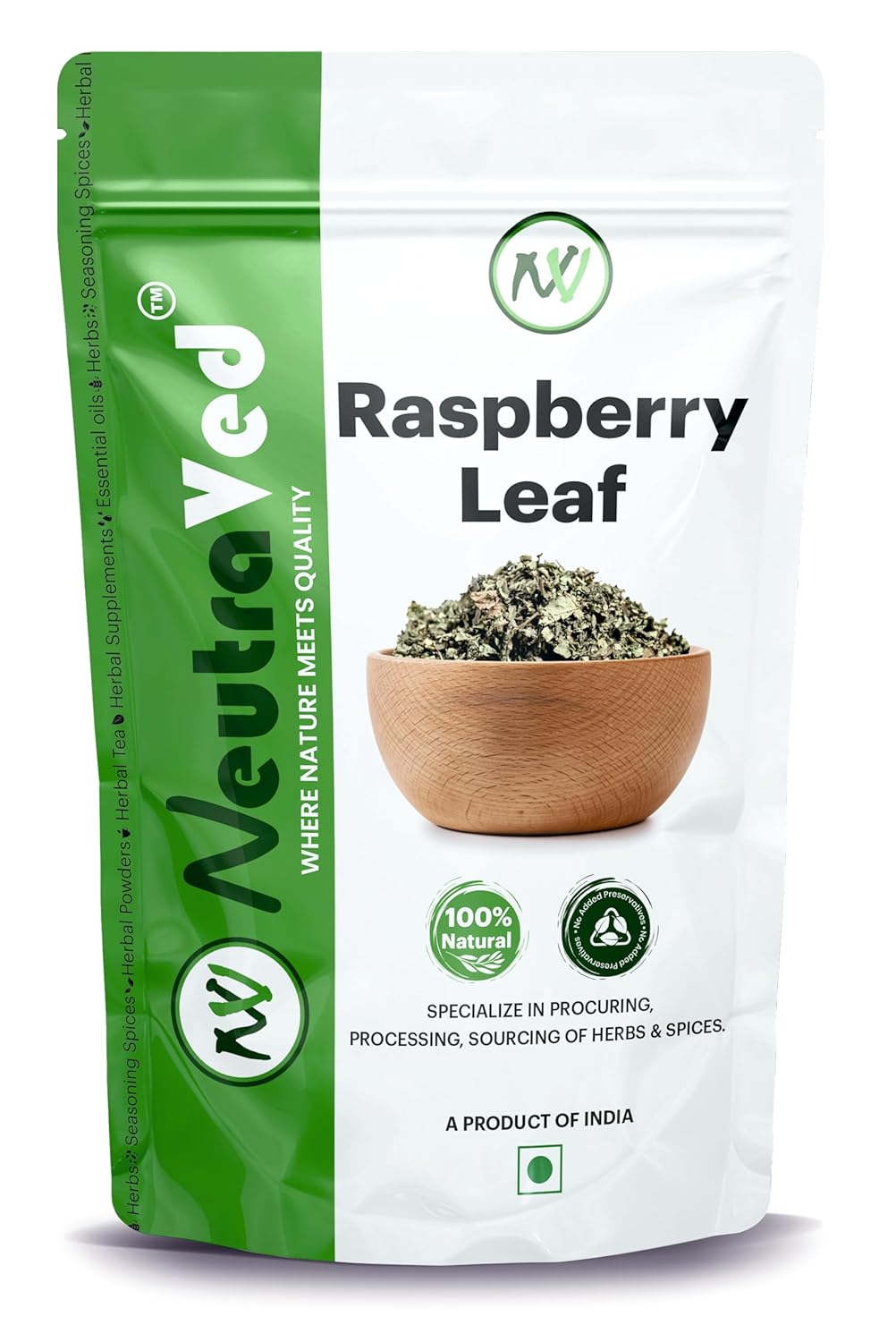 NeutraVed Raspberry Tea | Organic Raspberry Leaf Tea Collected from the ...