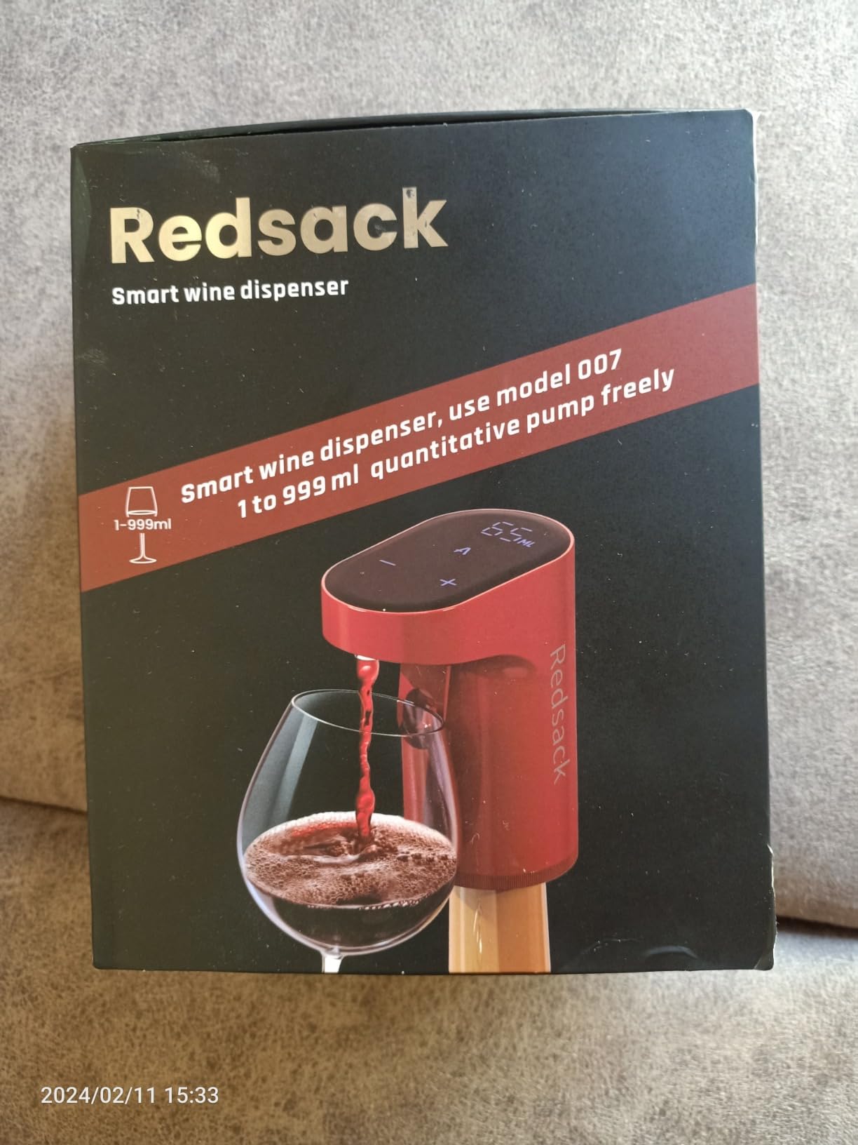 Redsack Whiskey Pump Dispenser, Liquor Pump, Quantitative Adjustable, Birthday Gift, For Men ...