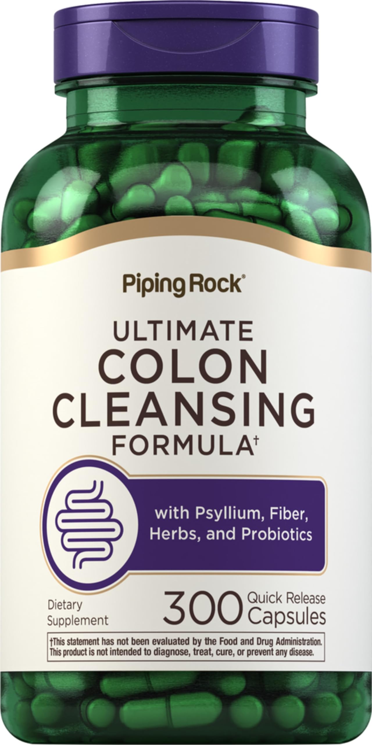 Amazon.com: Piping Rock Colon Cleanse Pills | 300 Capsules | Herbal ...