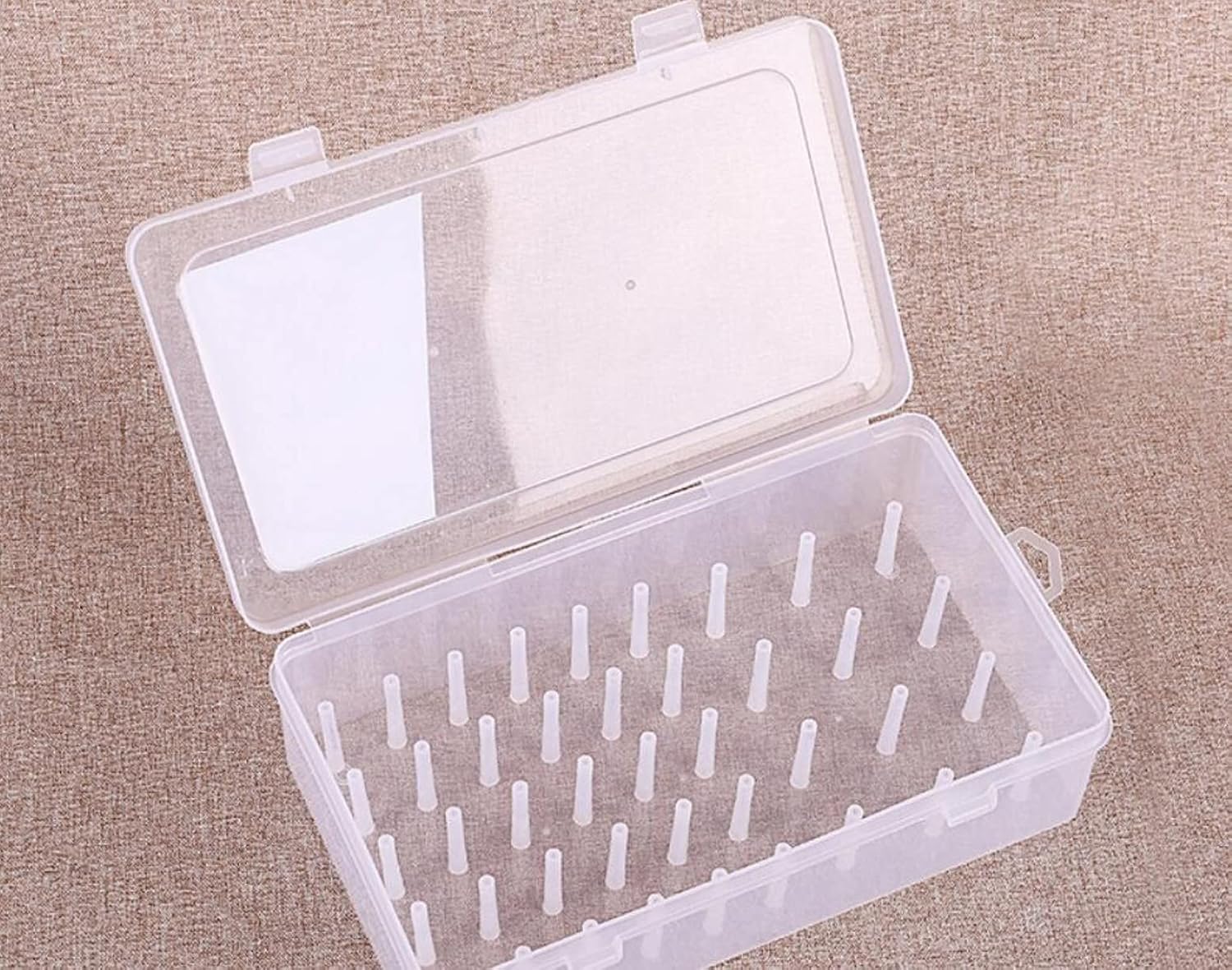 Amazon.com: WellieSTR 1pc Sewing Thread Storage Box 42 Pieces Spools ...