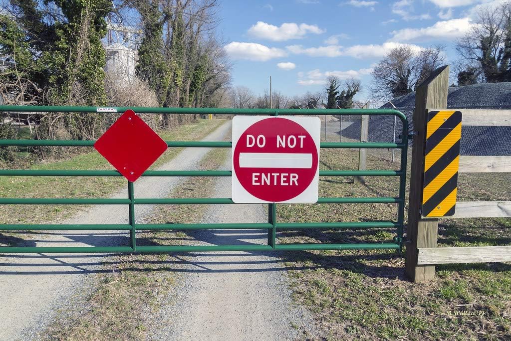 Buy Large Do Not Enter Sign 24x 24 .04 Rust Free Aluminum - Reflective ...