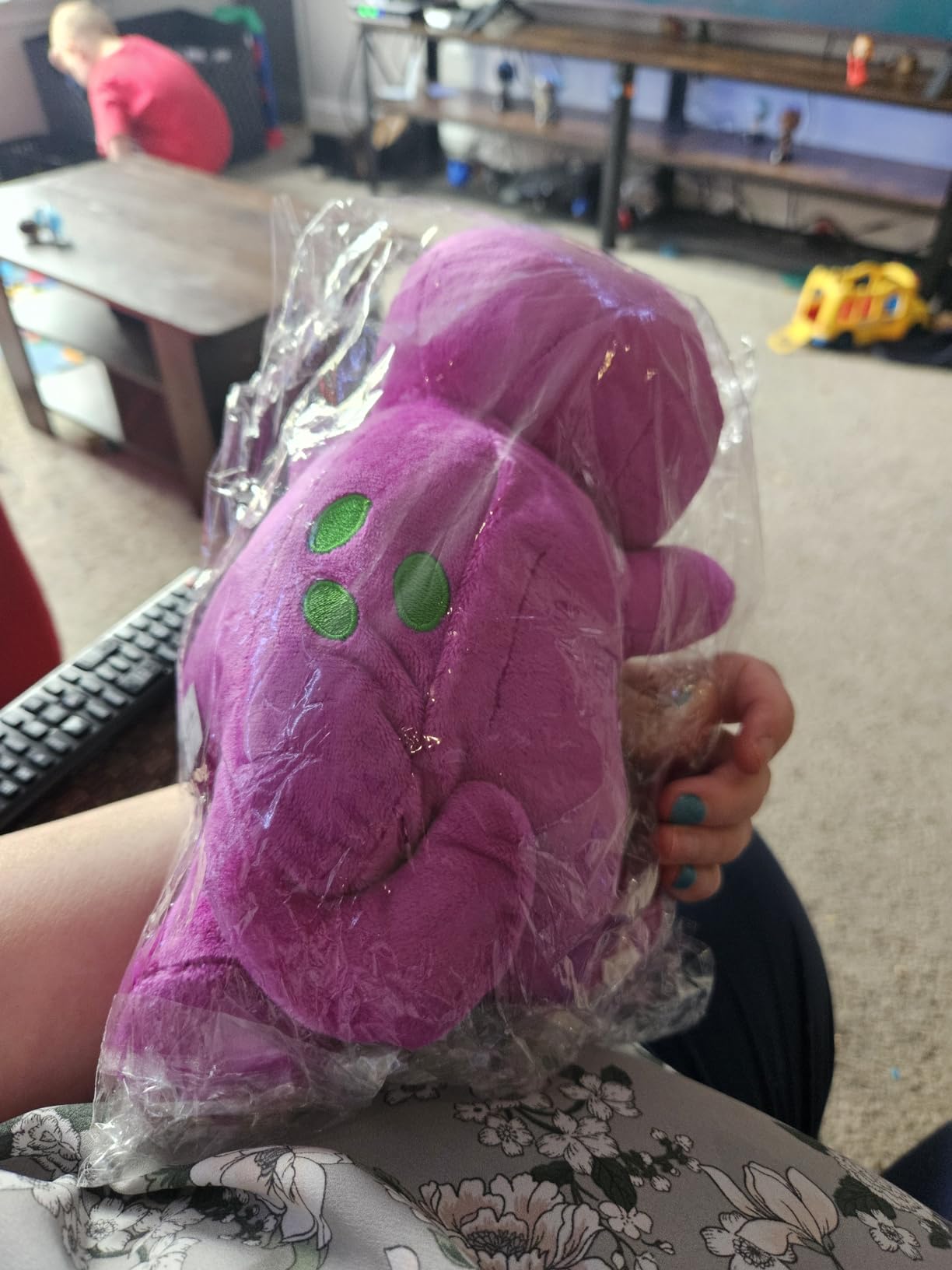 Amazon.com: Barney Plush Toy Doll, Barney Soft Doll Gift for Kids and ...