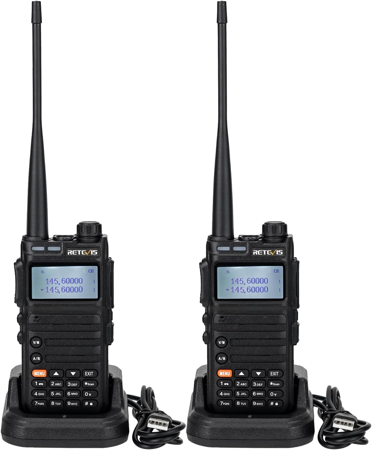 Retevis RA89 Ham Radio, High Power Dual Band Amateur Radio, IP68 ...