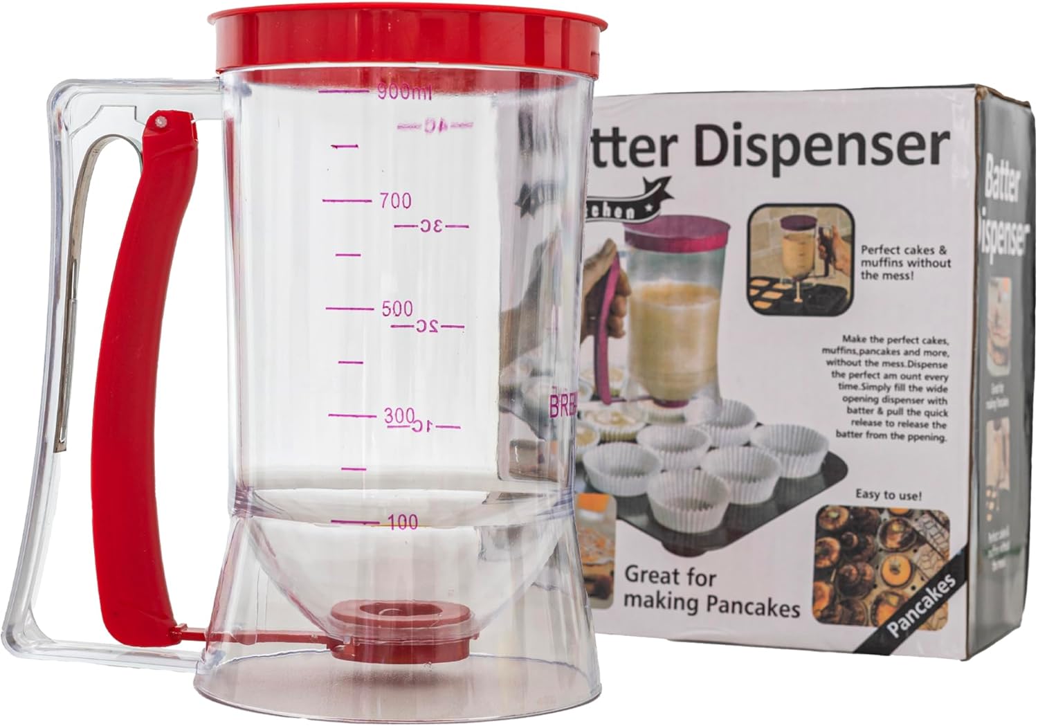 Amazon.com: Cloison Pancake Batter Dispenser - Baking Supplies for ...