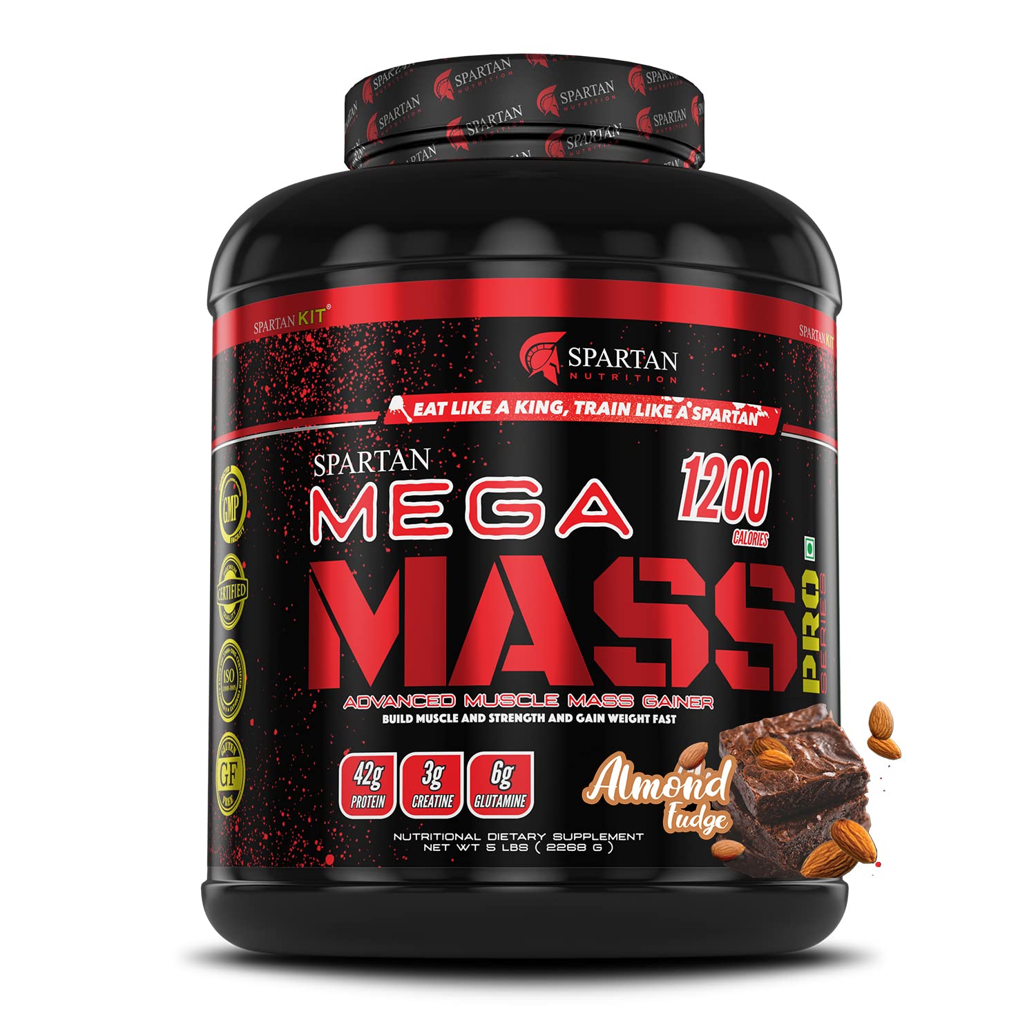 Buy Spartan tion Mega Mass Pro High Protein and High Calorie Mass ...