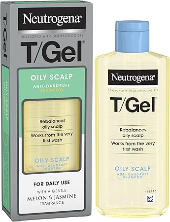 Neutrogena T/Gel Anti Dandruff Shampoo for Oily Scalp and Hair (1x ...