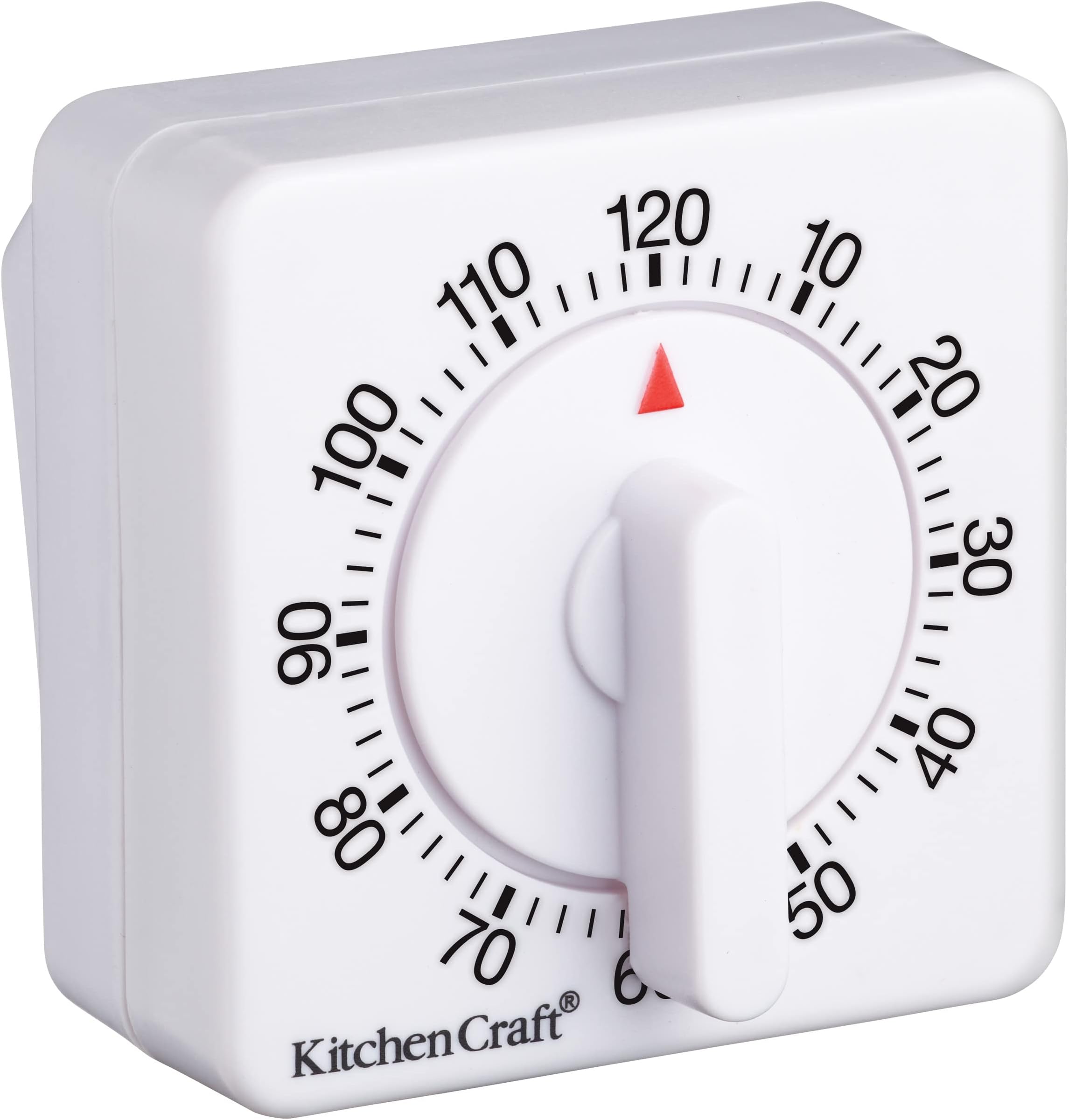 Amazon.com: KitchenCraft Wind Up Kitchen Timer, 2 Hour, White: Home ...