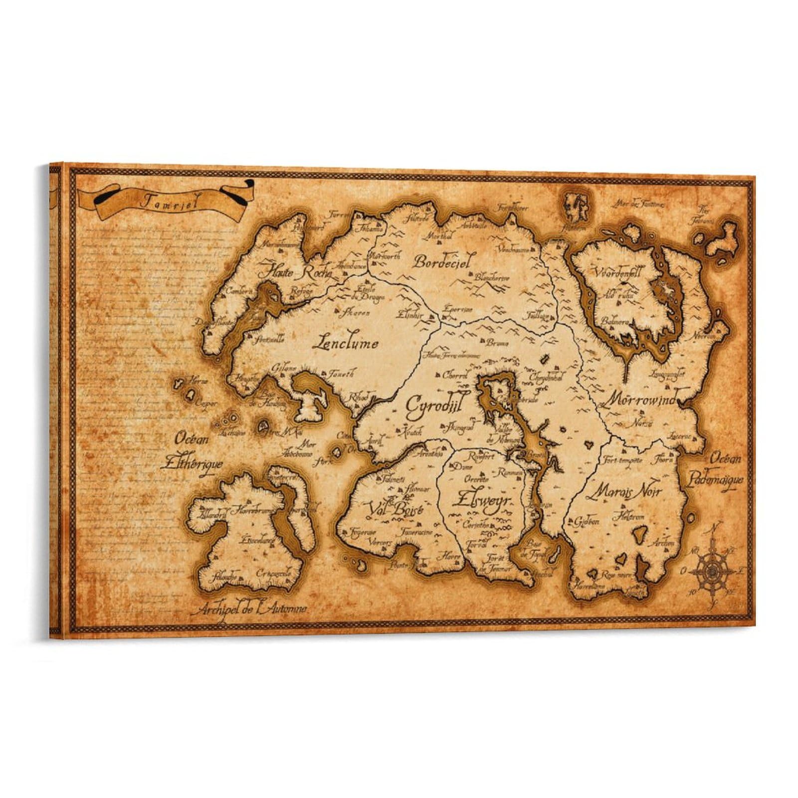 Map Of Tamriel Poster Zazzle, 41% OFF | www.pinnaxis.com