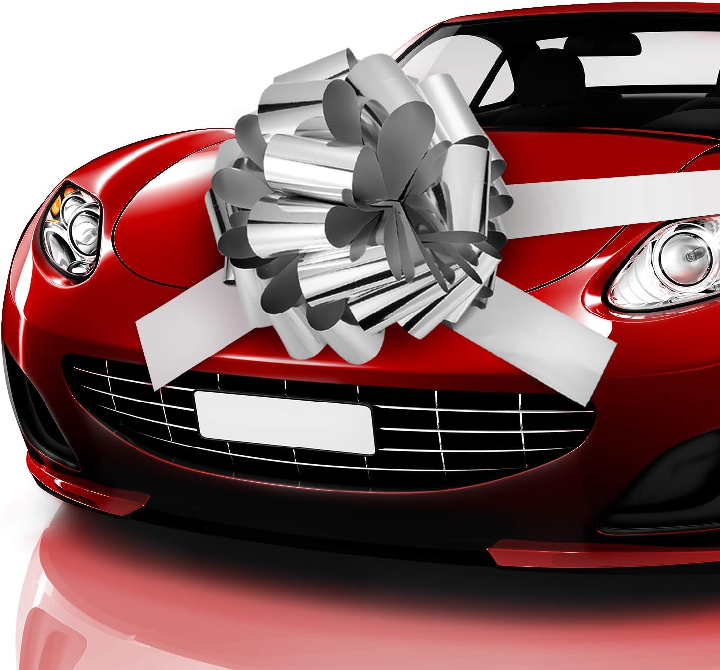 Zonon Car Bow Pull Bow Car Gift Wrapping Bow with 20 ft Car Ribbon for ...