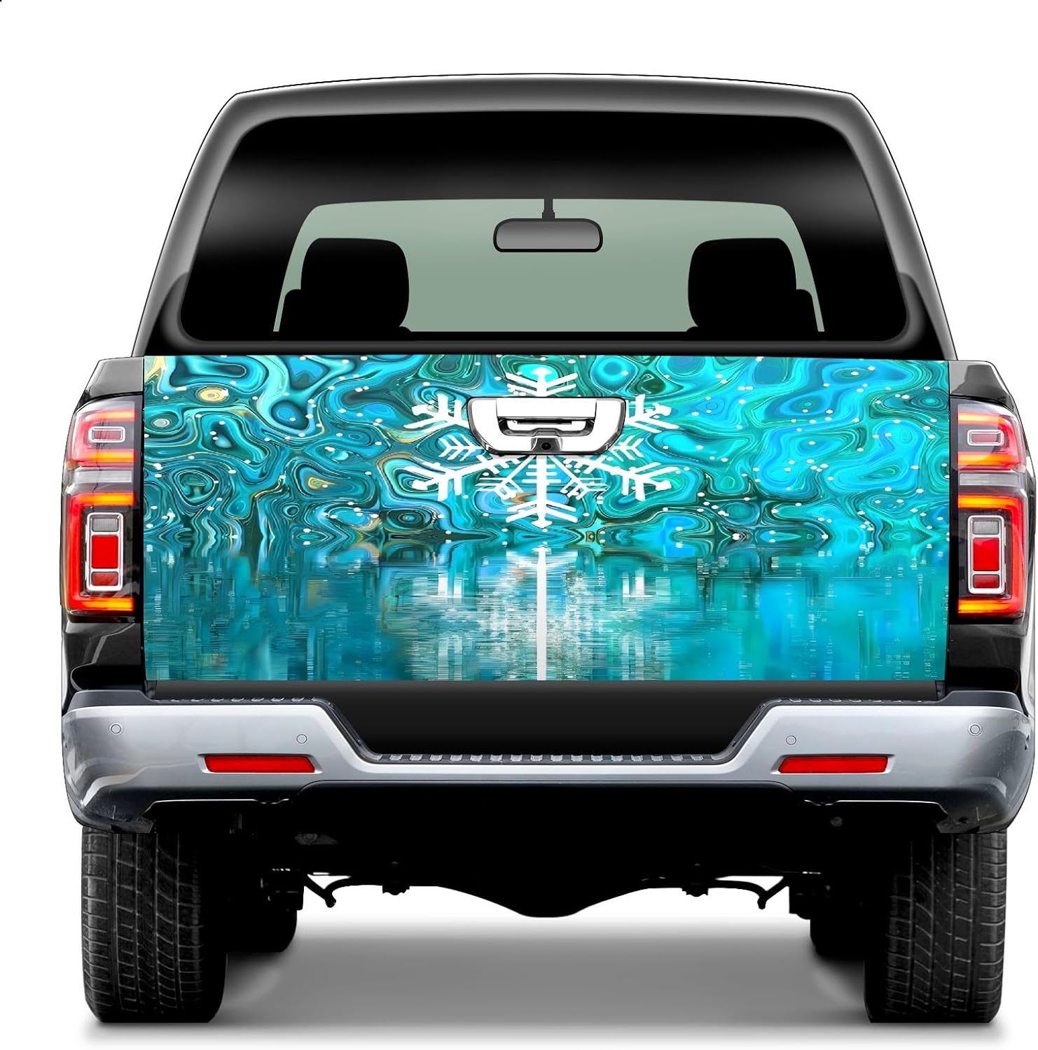 Amazon.com: Snowflake Truck Tailgate Wraps Vinyl Graphic Decal Sticker ...