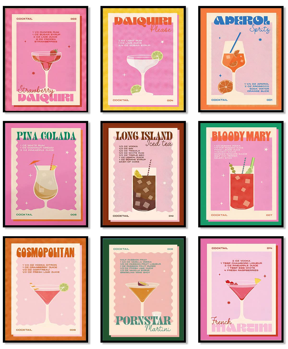 Retro Cocktail Party Art
