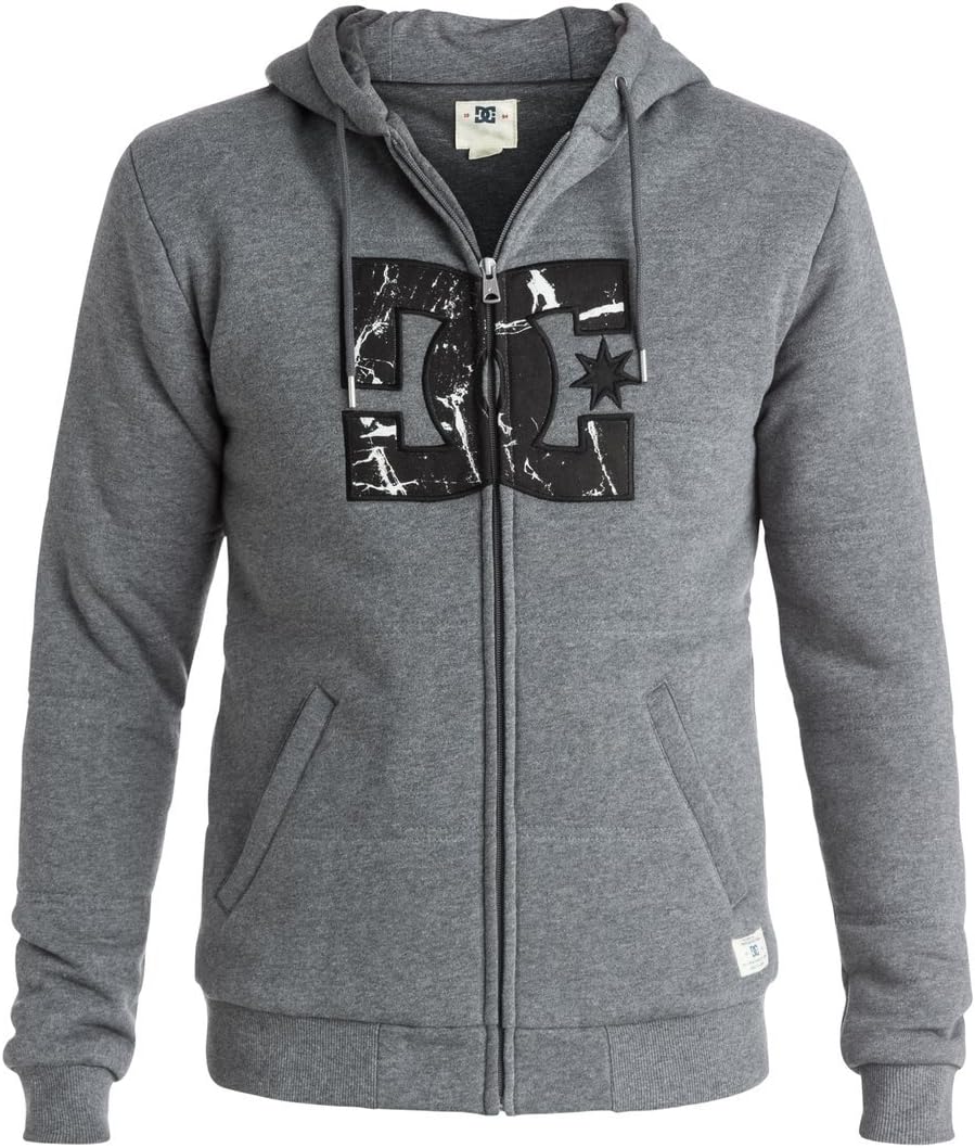 DC Shoes Mens Shoes™ Rebel Star - Zip-Up Hoodie - Men - XL - Black ...