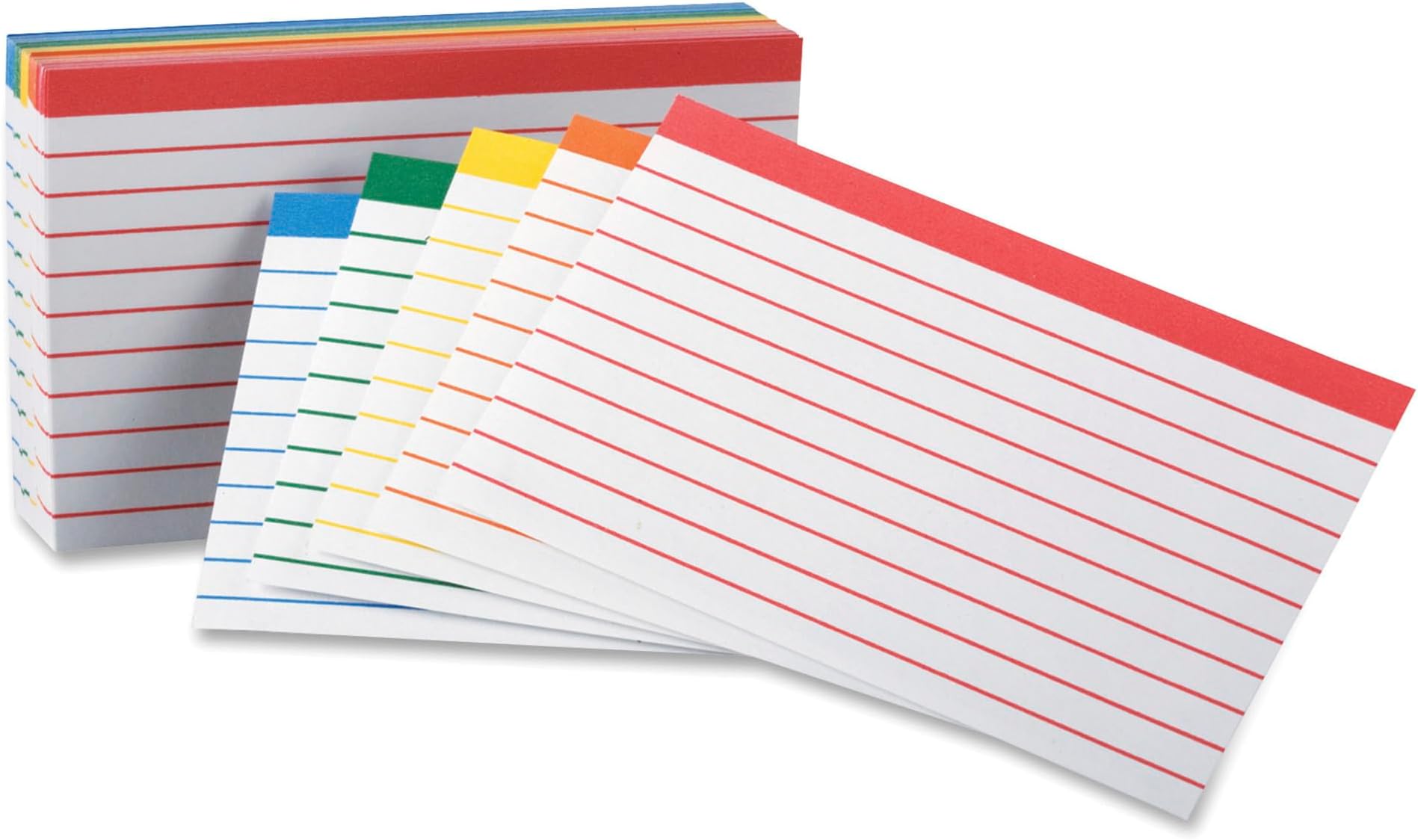 Amazon.com : DEBRADALE DESIGNS - Color Bar Ruled Single Sided Index ...