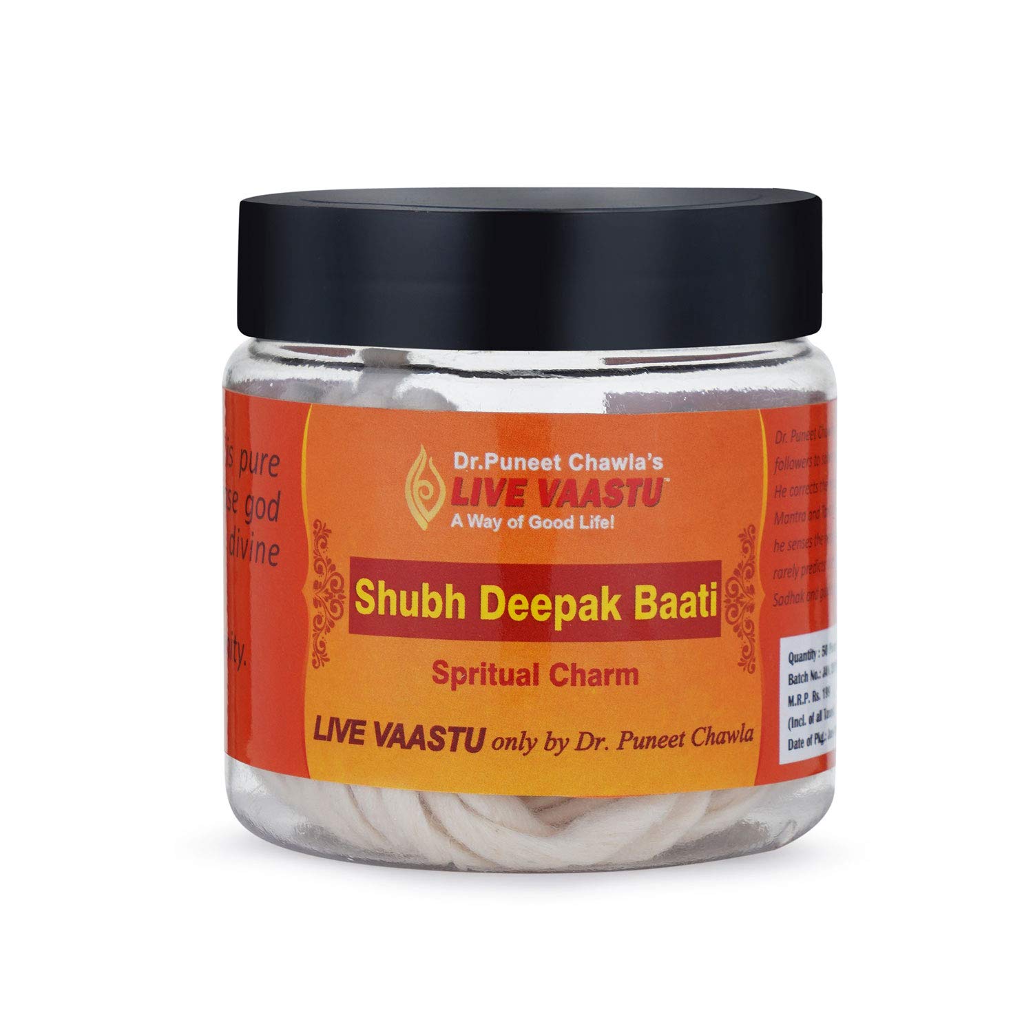Shubh Deepak Baati | Cotton Wicks, Diya Batti for Pooja : Amazon.in ...