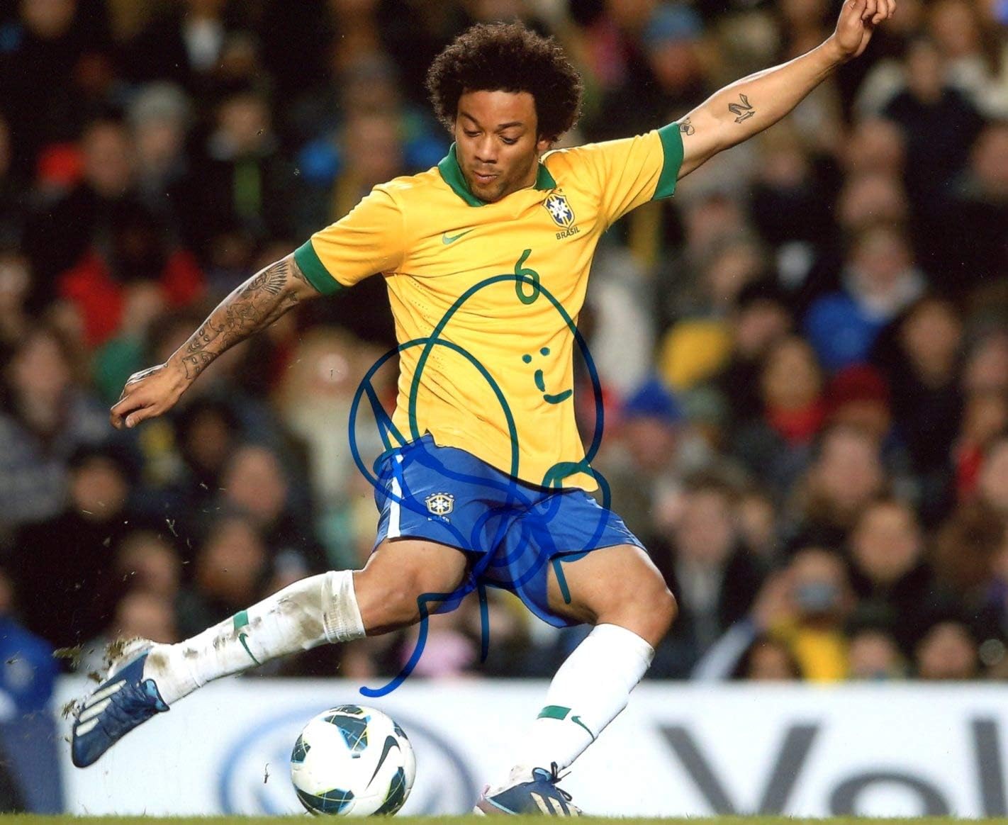 Amazon.com: SOCCER Marcelo BRAZIL NATIONAL TEAM autograph, signed photo ...