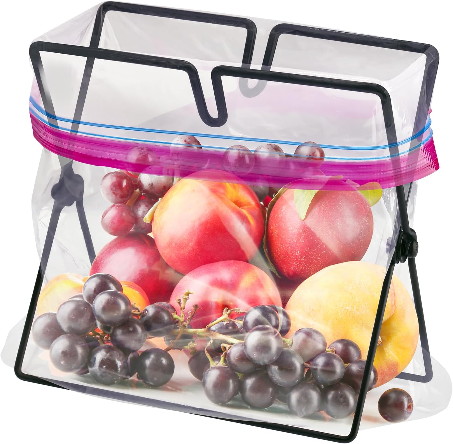 Amazon.com: Exultimate Adjustable Baggy Clip Freezer Bag Holder Stand ...
