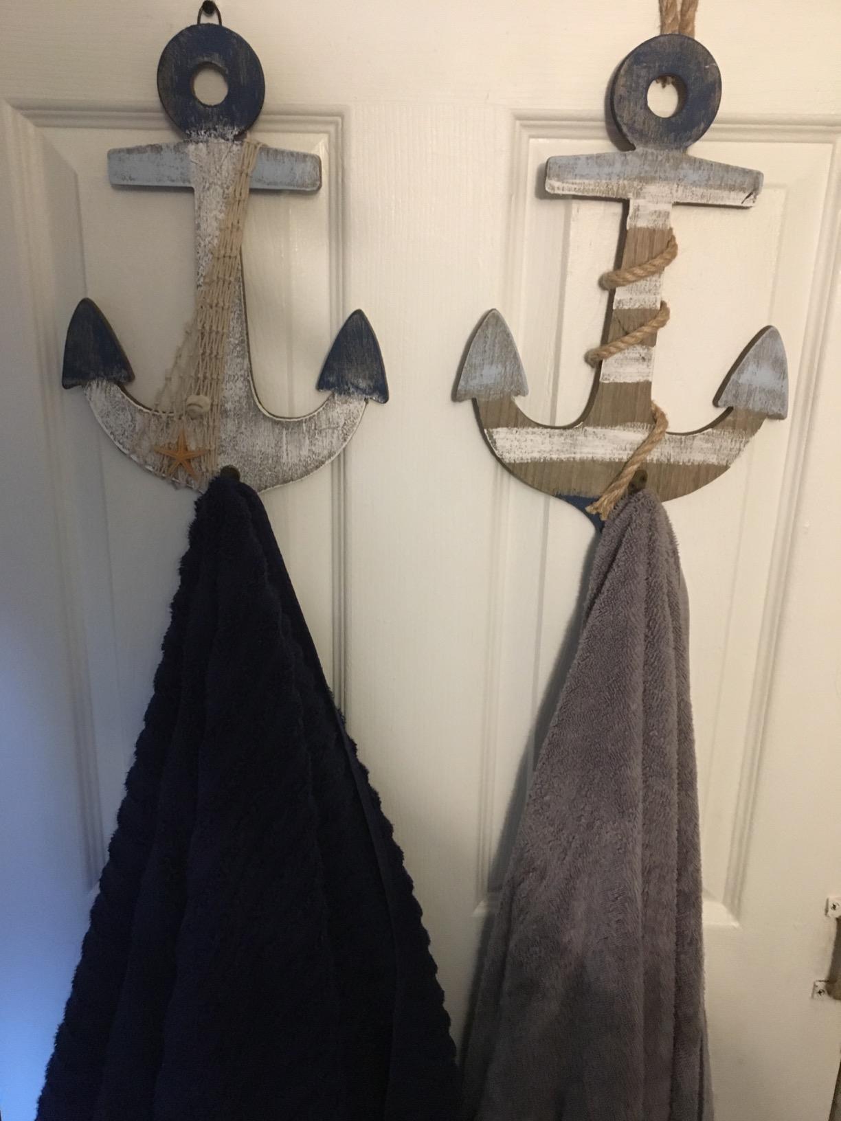 Amazon.com: Mayrich Set of 2 12" x 9" Distressed Wood Anchor Plaques ...