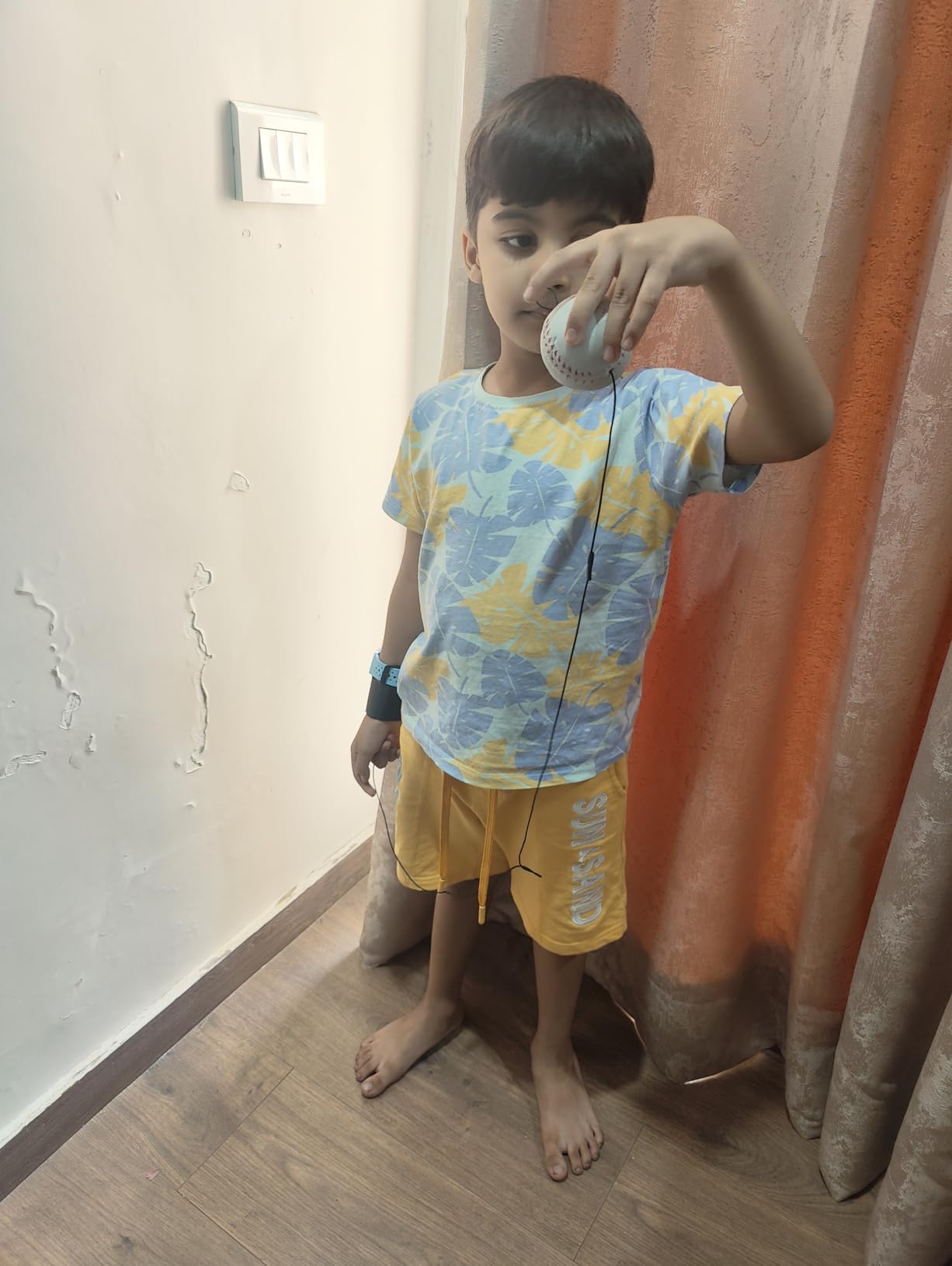 BELOXY Wrist Band Ball | String Ball | Yoyo Ball | Bouncy Rubber Return ...