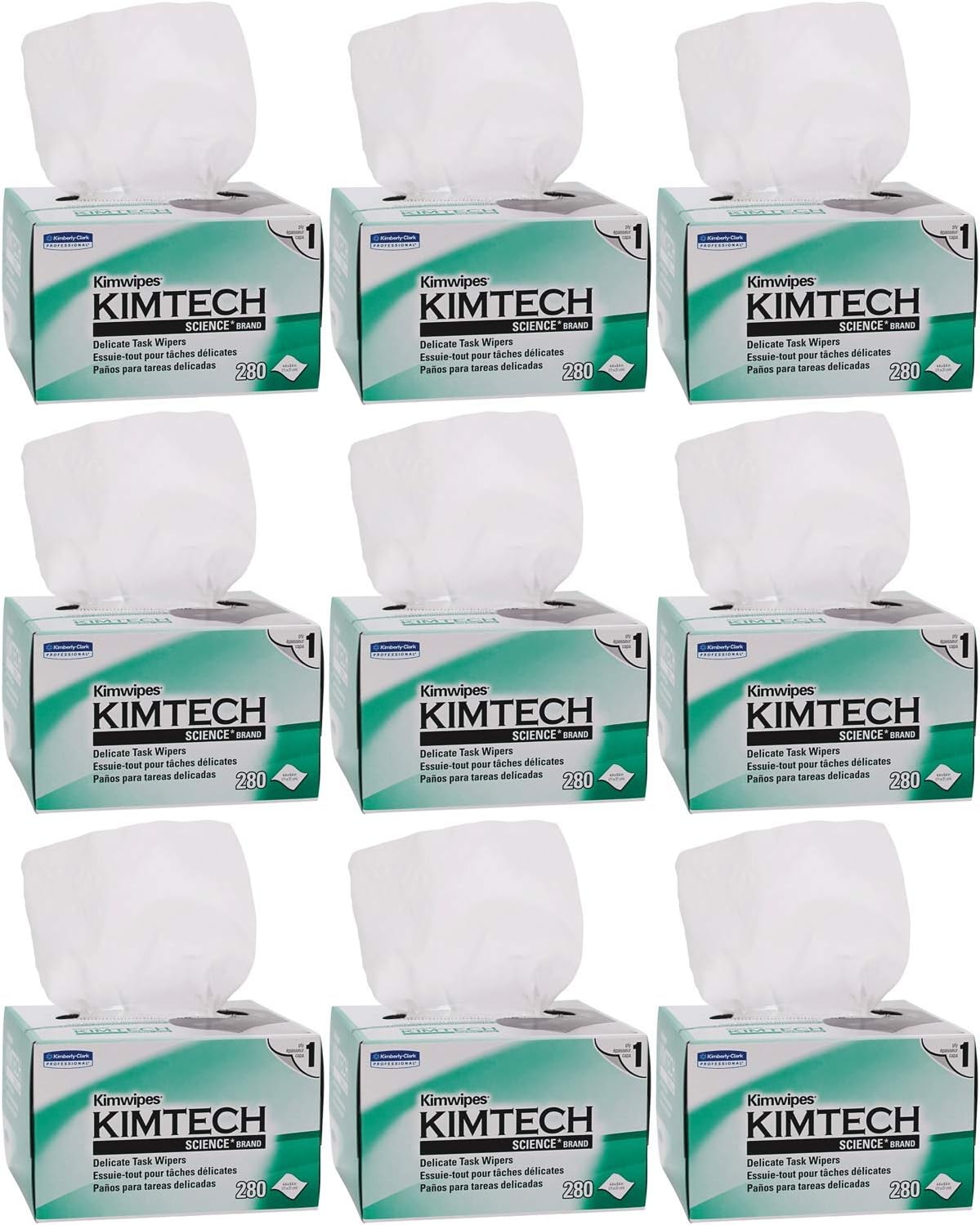 Amazon.com: KIMTECH Science Kimwipes Delicate Task Wipers - 2-Ply, 120 ...