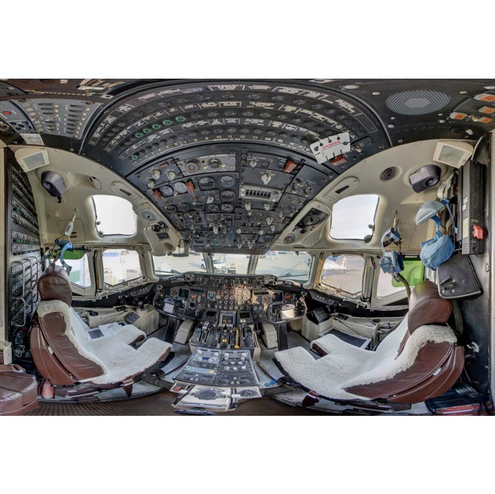Buy CSFOTO Aircraft Cockpit Backdrop 6x4ft Photography Background ...