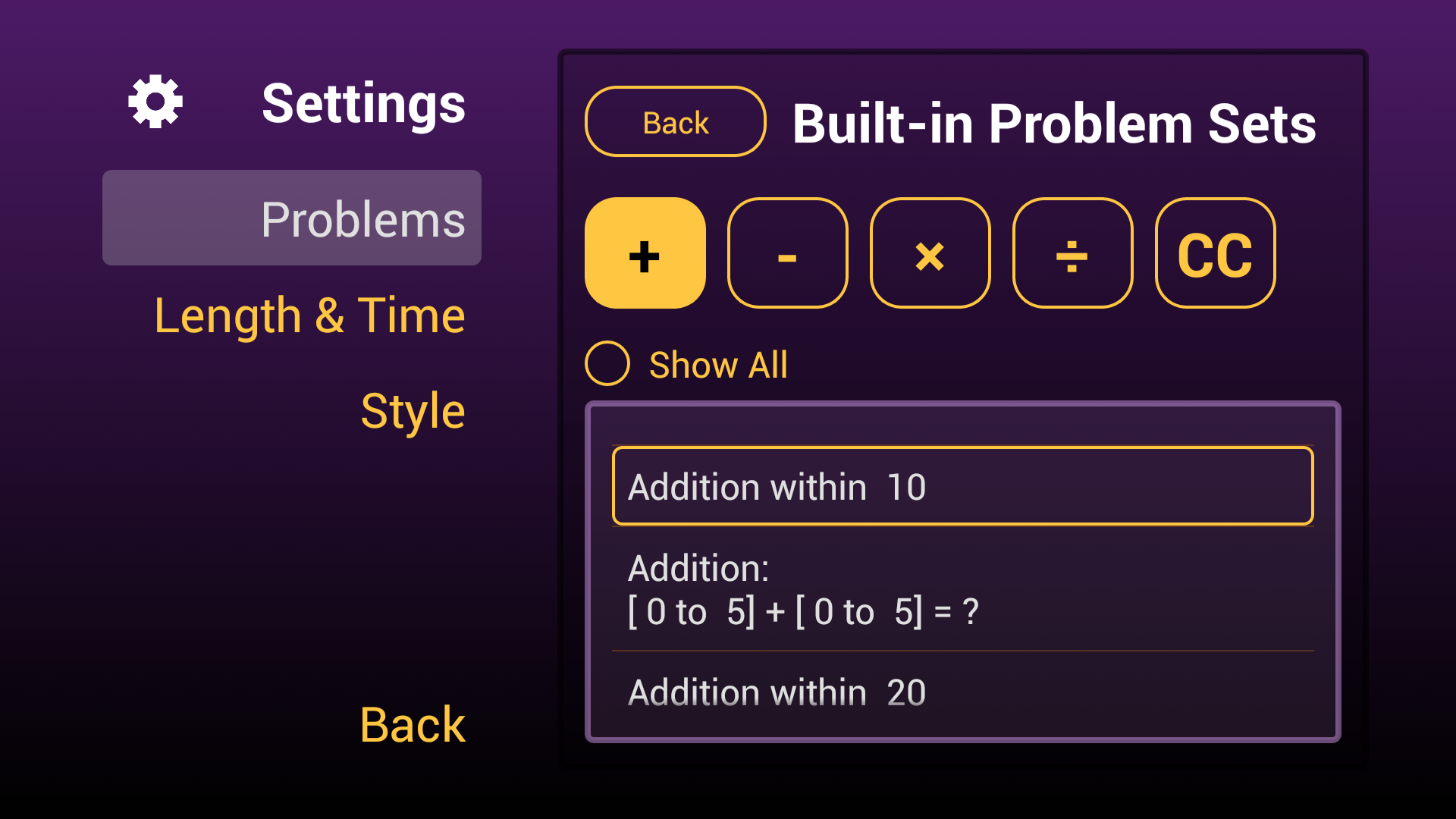 CardDroid Math Flash Cards - App on Amazon Appstore