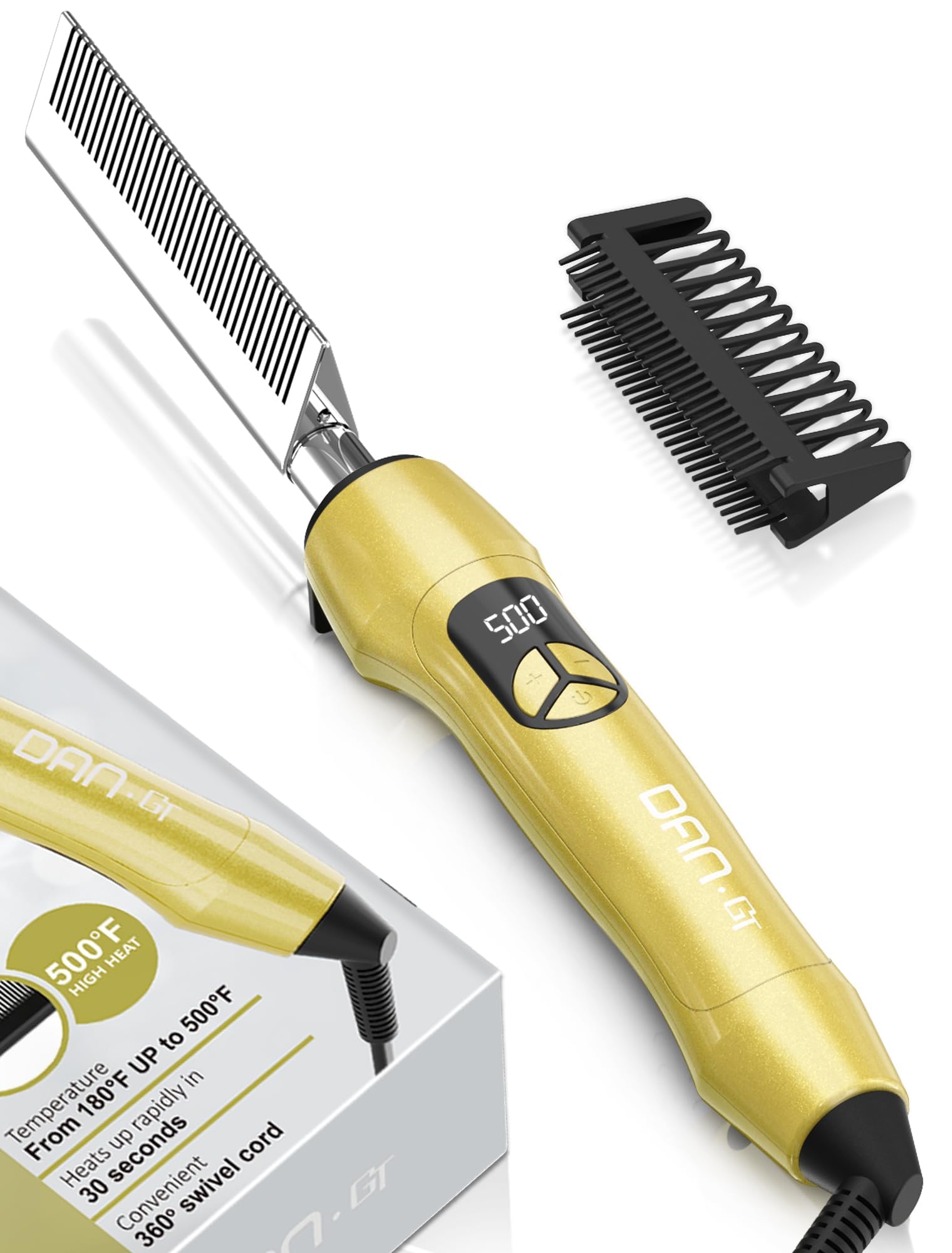 5 Best Flat Iron Comb | Straightening Comb Under 500°F