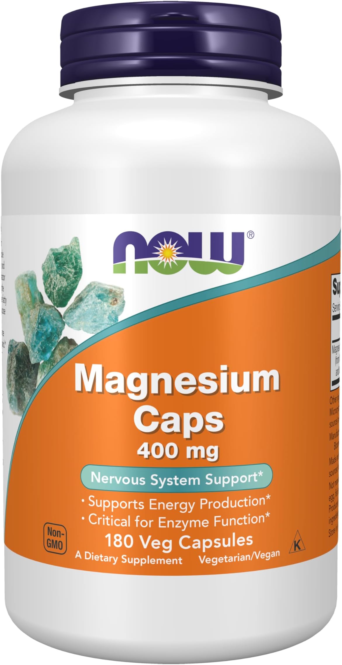 Amazon.com: Cápsulas de 400 mg de magnesio, marca Now Foods : Salud y Hogar
