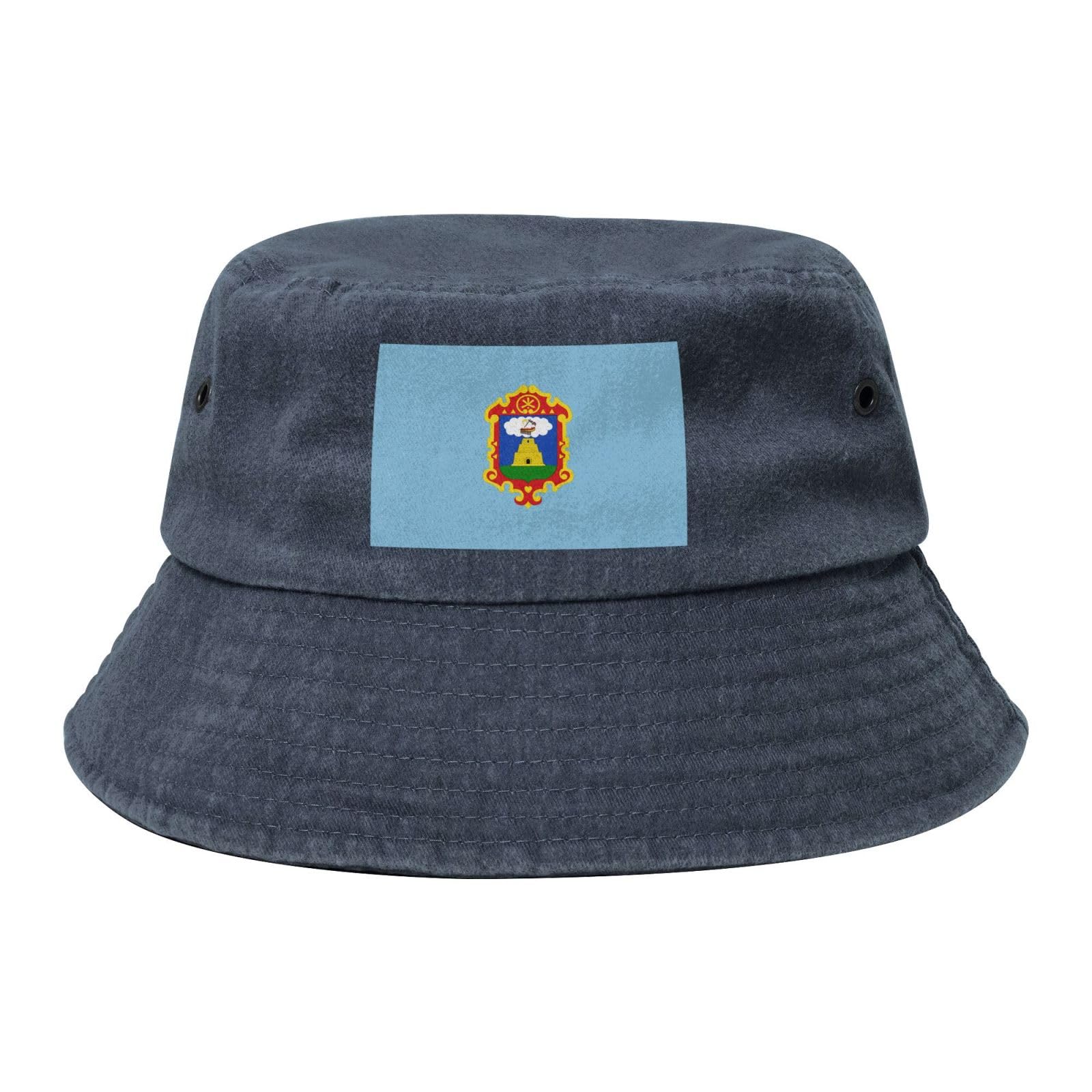 Amazon.com: Flag of Ayacucho Denim Bucket Hat Adult Unisex Fishing Sun ...